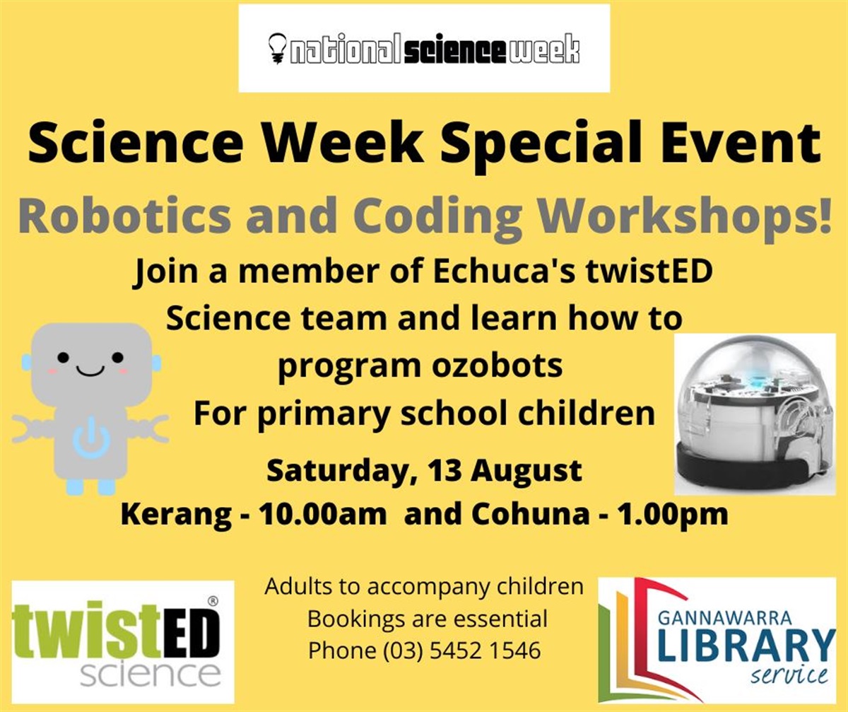 Celebrate National Science Week at your local library - Gannawarra ...