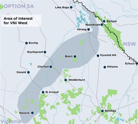 Council supports VNI West option 5A route - Gannawarra Shire Council