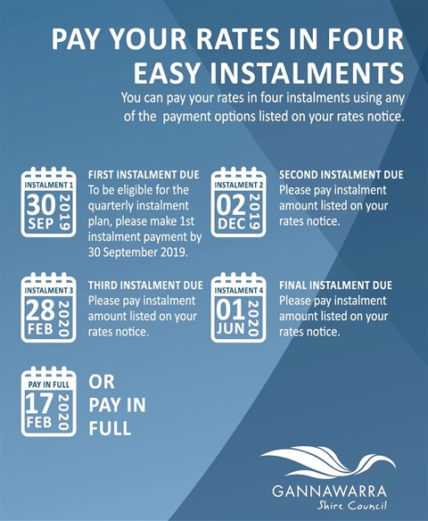 2019-20 rates notices - Gannawarra Shire Council